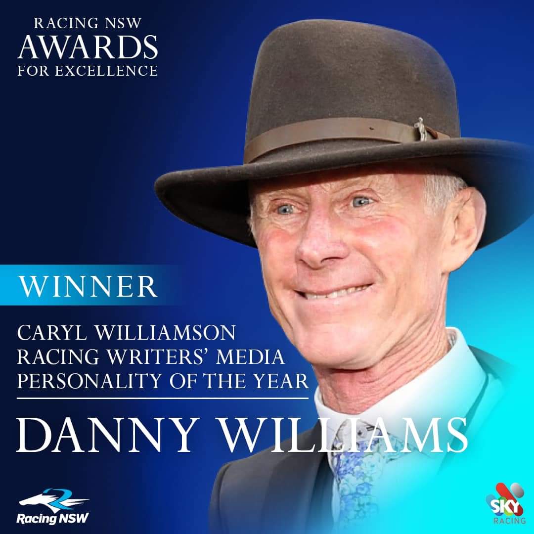 DANNY WILLIAMS WINS CARYL WILLIAMSON NSW RACING WRITER'S PERSONALITY OF ...