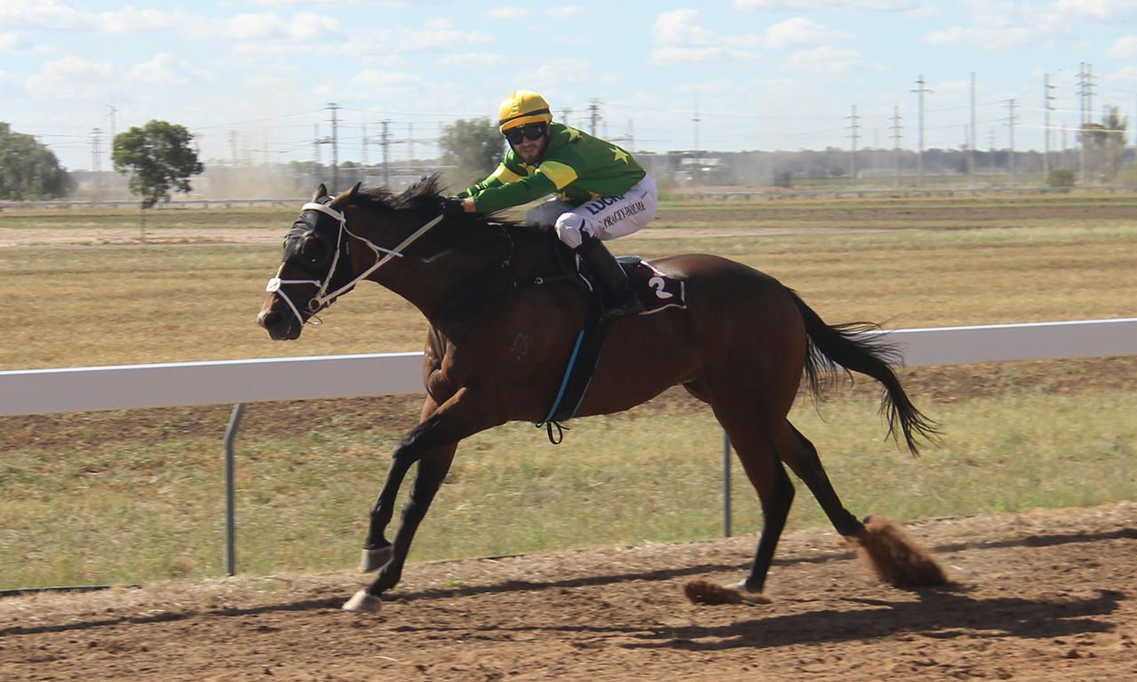 Jake Pracey-Holmes rides "Attalea" to victory in the Santos Narrabri ...